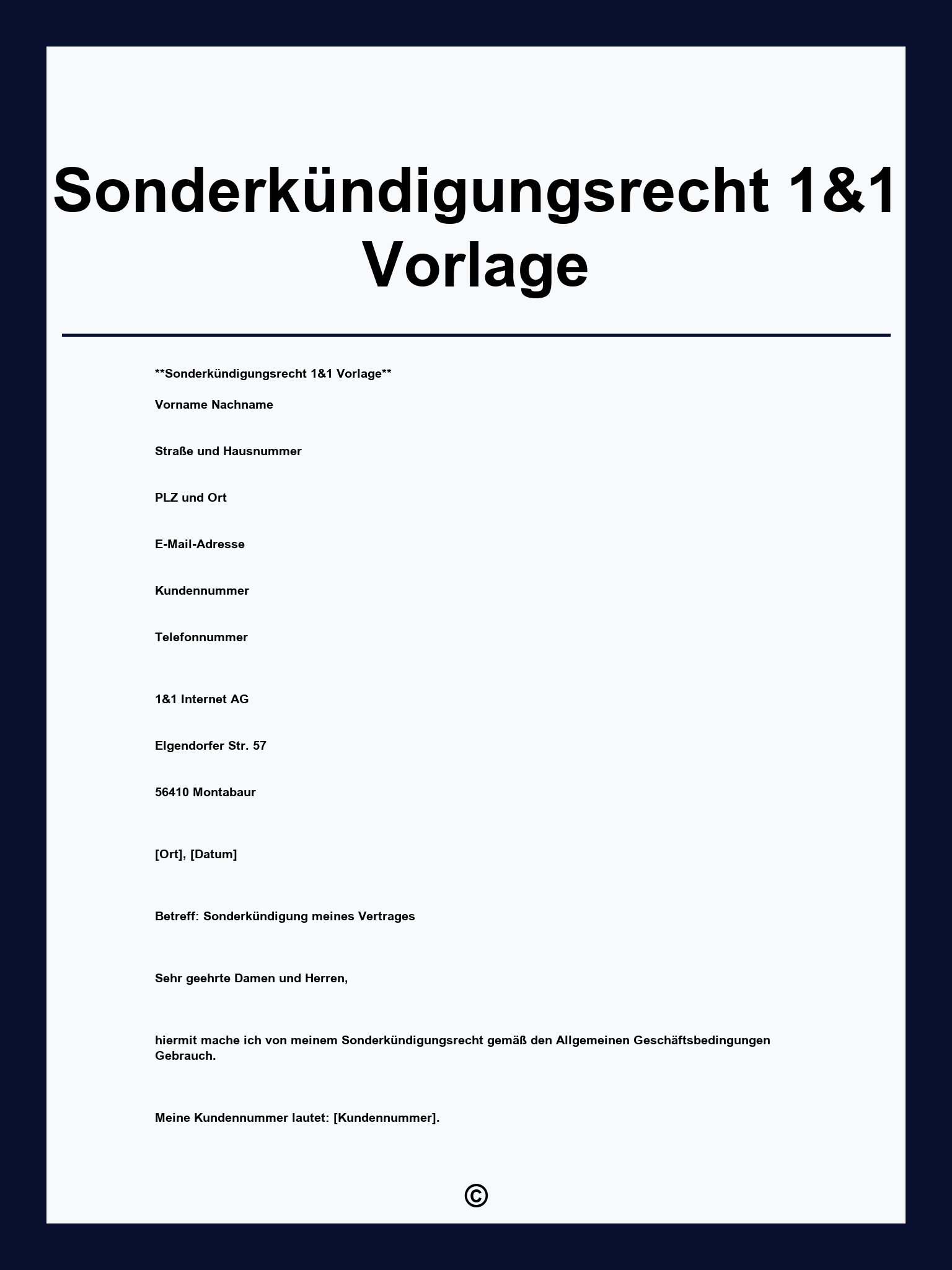 Wunderbar Sonderkndigungsrecht Bei Versicherungen Ebenbild